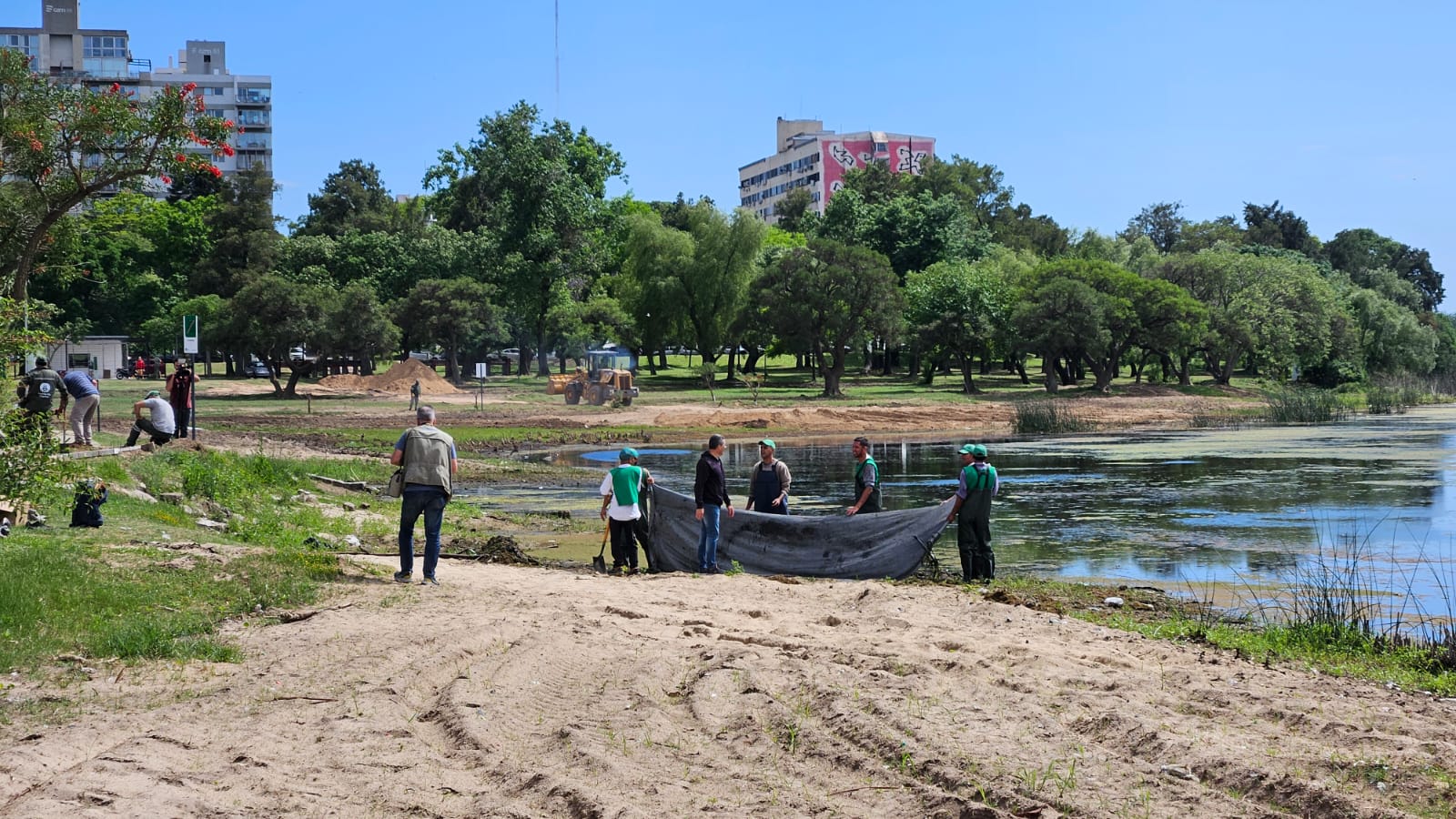 El municipio acondiciona el Parque del Sur para la temporada de verano ...